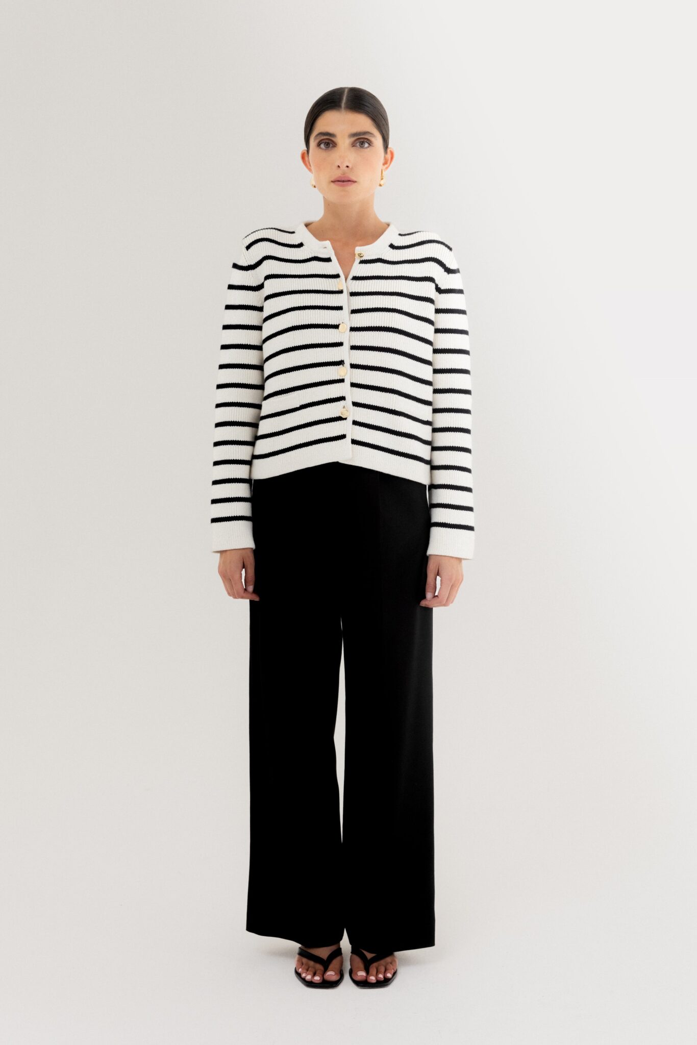 Almada Label - Nova Cardigan Stripe - Karisma